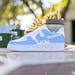 Nike Air Force 1 One Custom Baby Blue Drip Shoes Shoe - Etsy