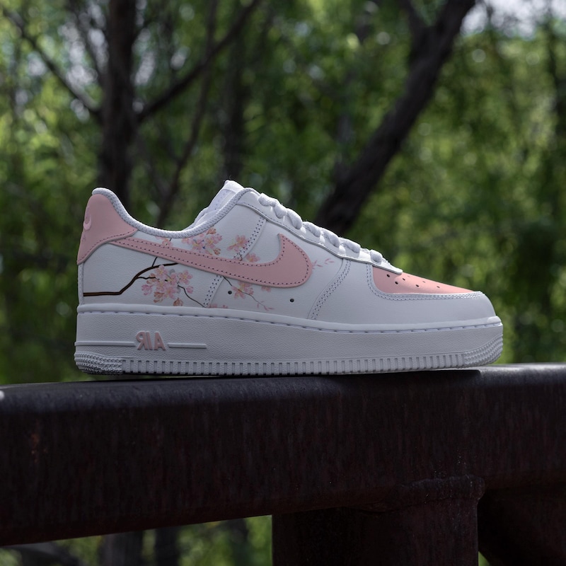 Womens Nike Shoes Flowers - Etsy
