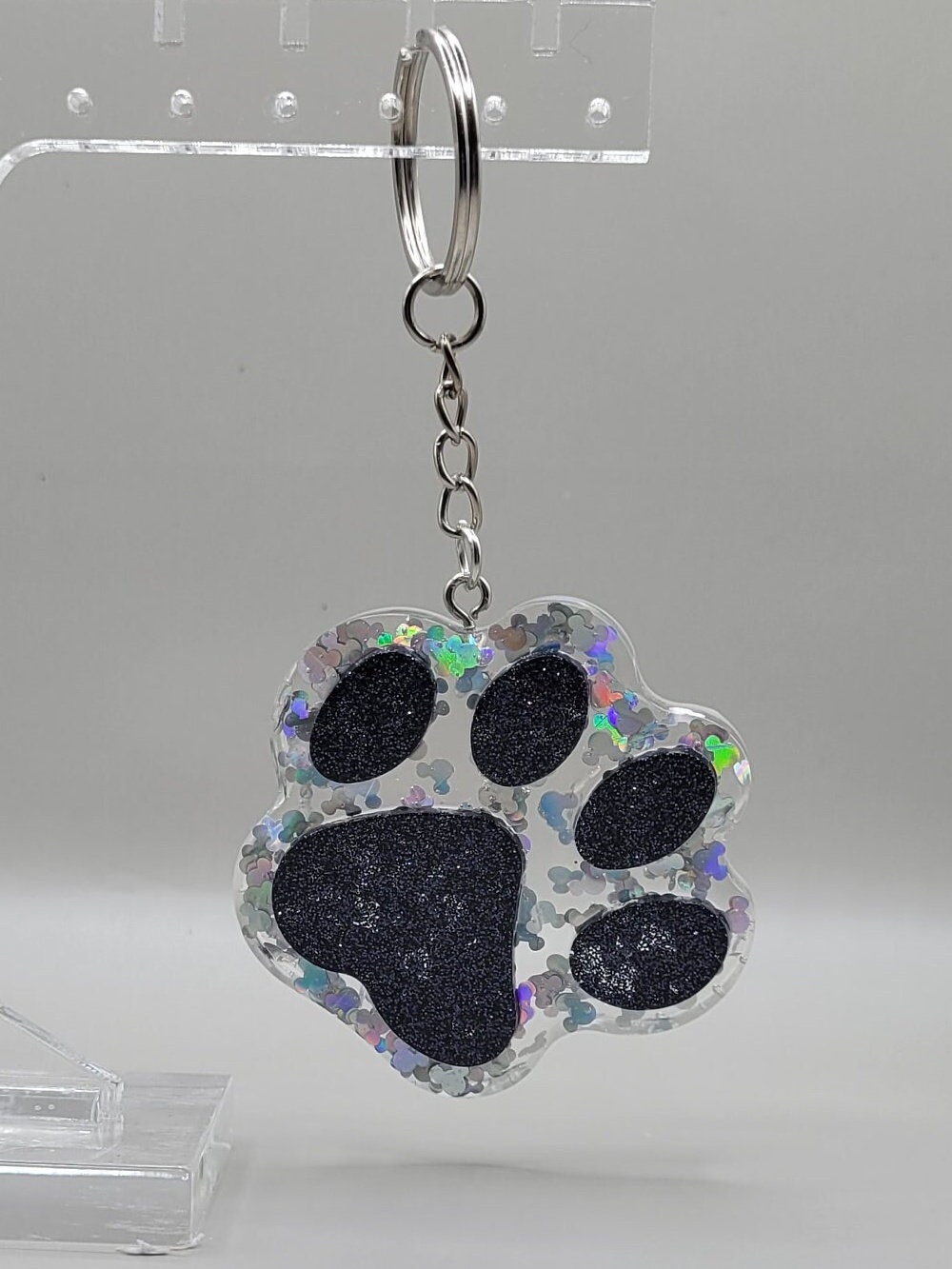 Custom Paw Print Keychains - Etsy