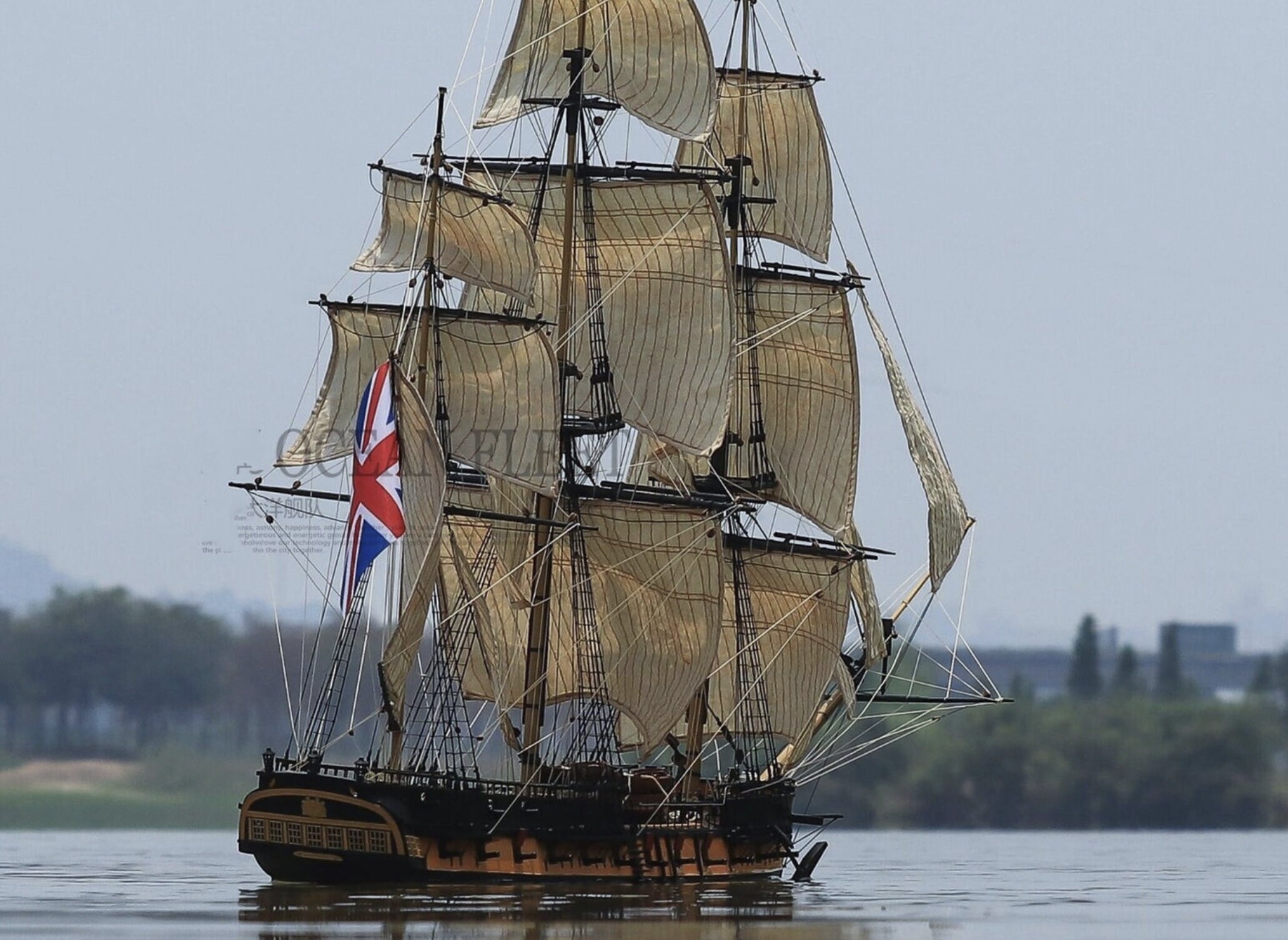 HMS Surprise Scale 1/48 56.9 1445mm Wood Model Ship Kit Handcrafted ...