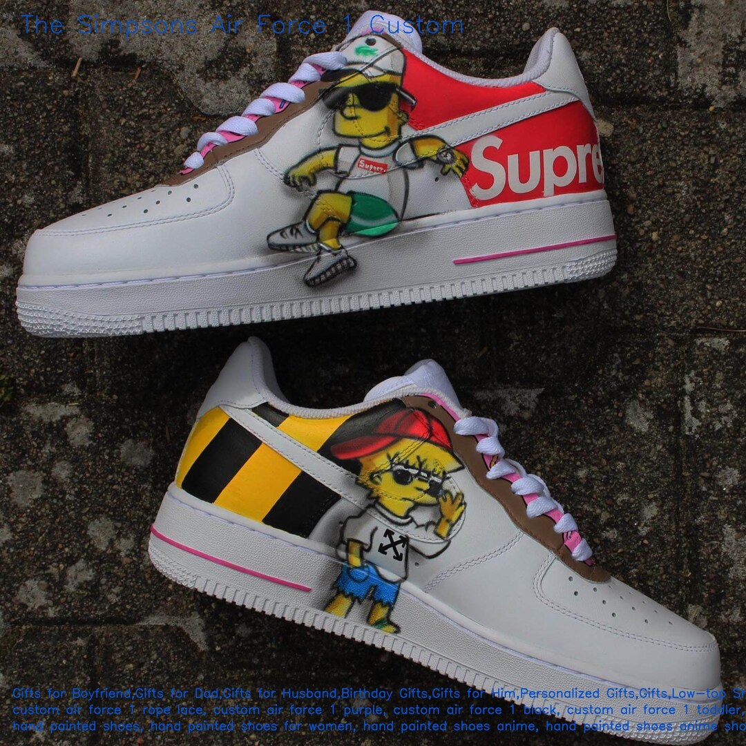 The Simpsons Air Force 1 Custombuy Now: Luxetsy.com/king-526 - Etsy
