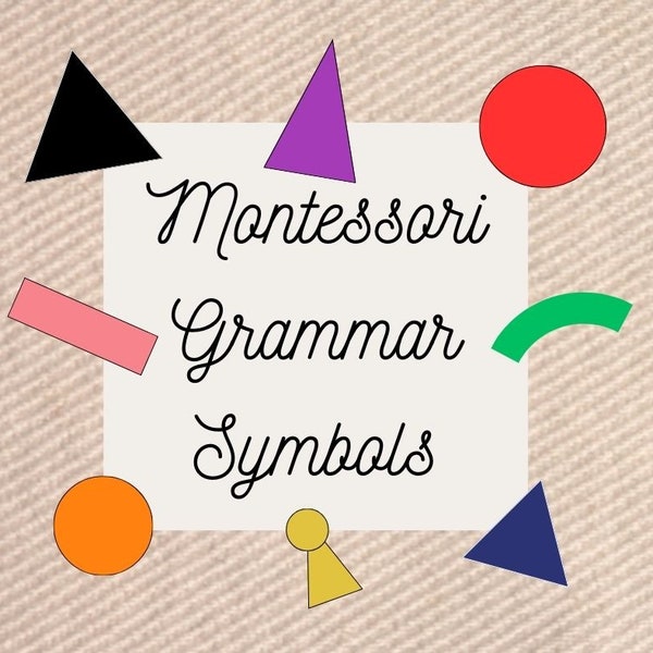 Montessori Grammar - Etsy