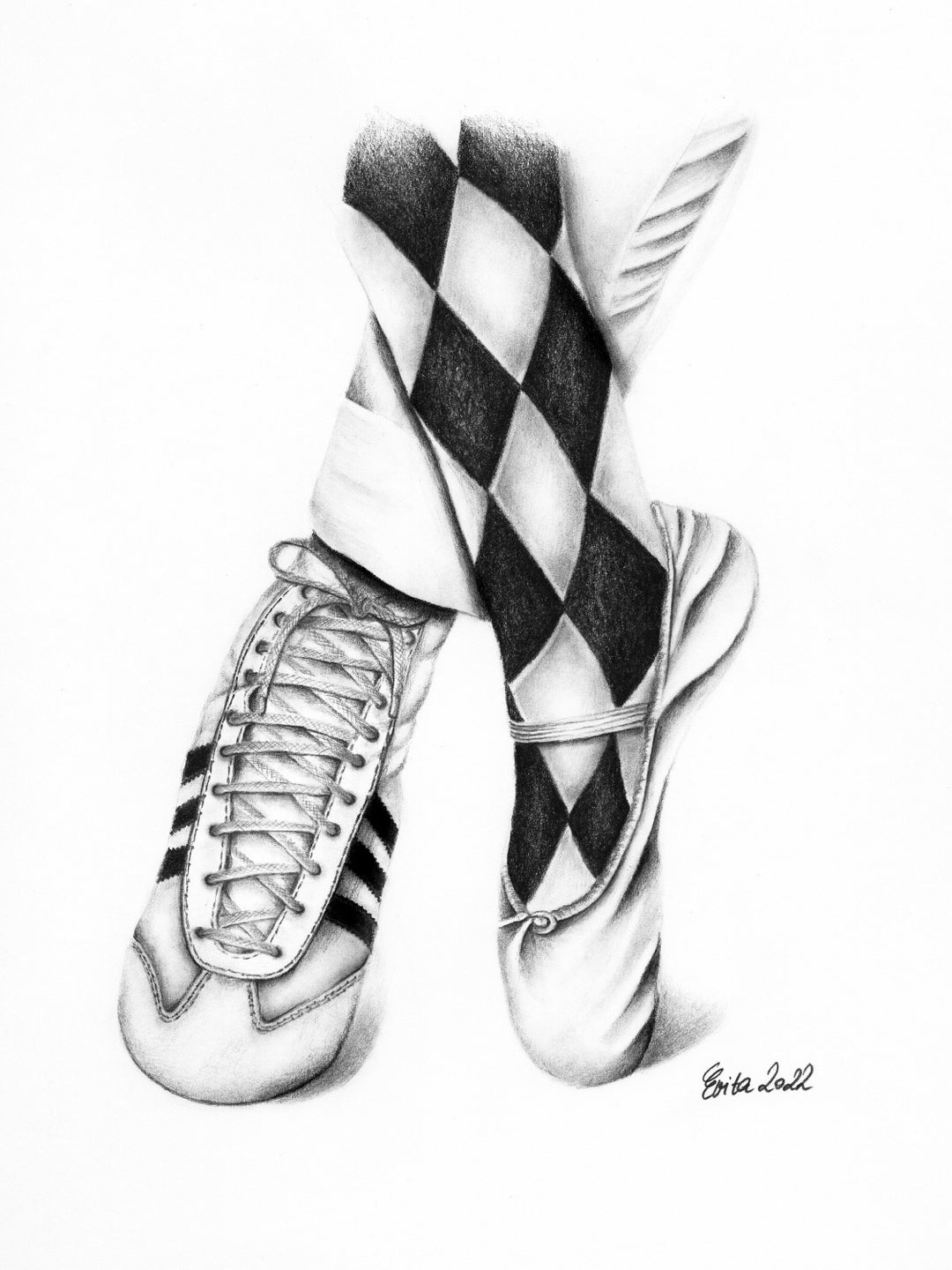 Drawing "freddie the Dapper Dancer" - Etsy