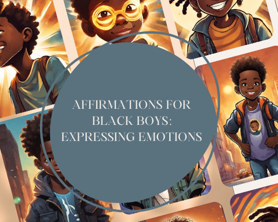 Empowerment Affirmation Cards for Brown Boys Fostering Emotional ...