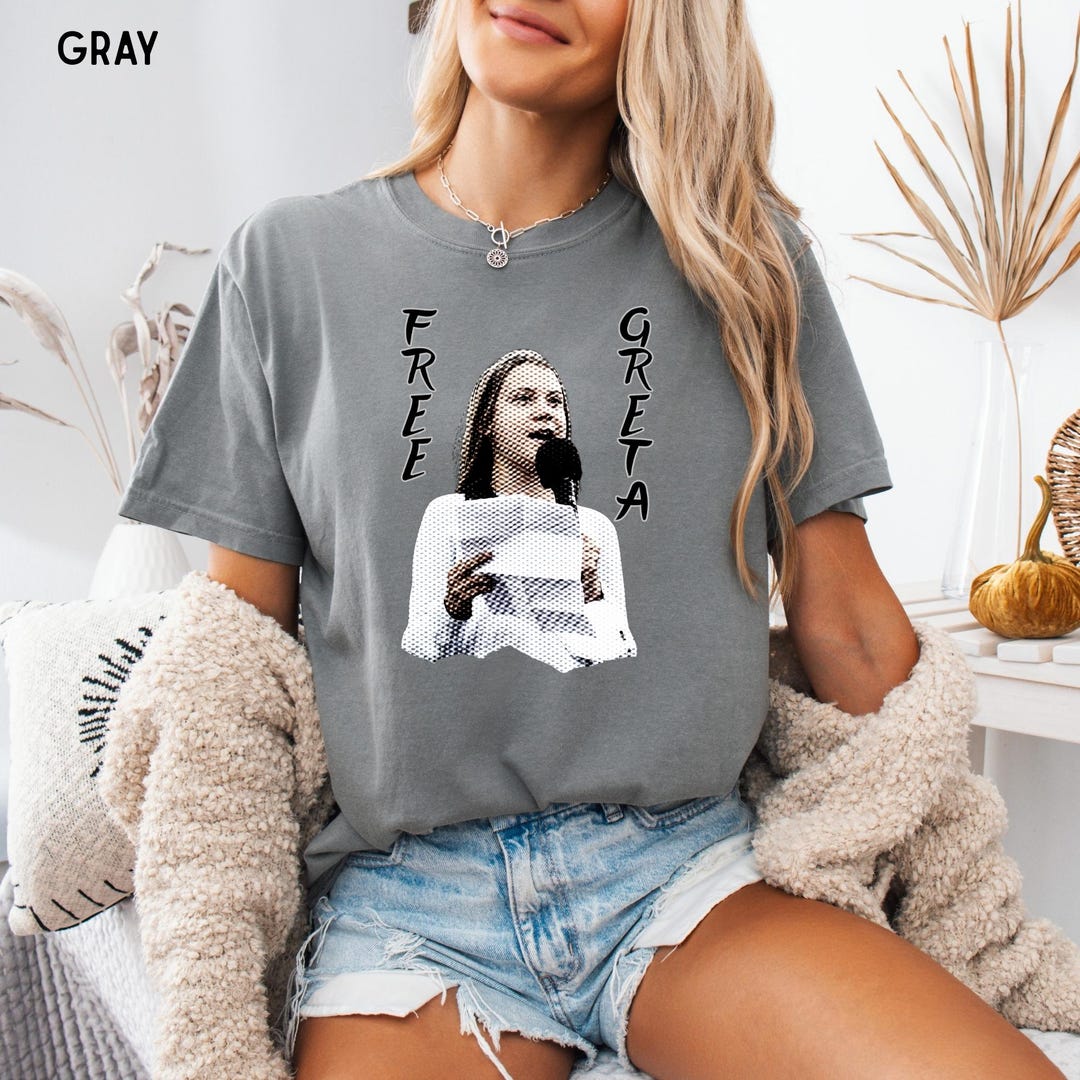 Greta Thunberg Activist Comfort Colors® Tee: Justice Support Shirt - Etsy