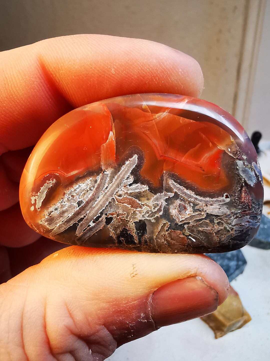 Barras Quarry Brecciated Moss & Fortification Agate - Etsy