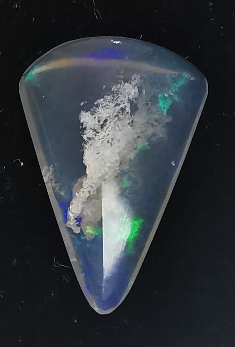 Double Sided Australian Lightning Ridge Crystal Opal 2.45ct - Etsy