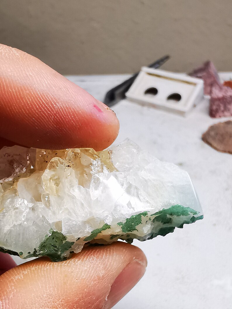 Scottish Burn Anne Quartz Crystal With Geothite&hematite Specimen - Etsy