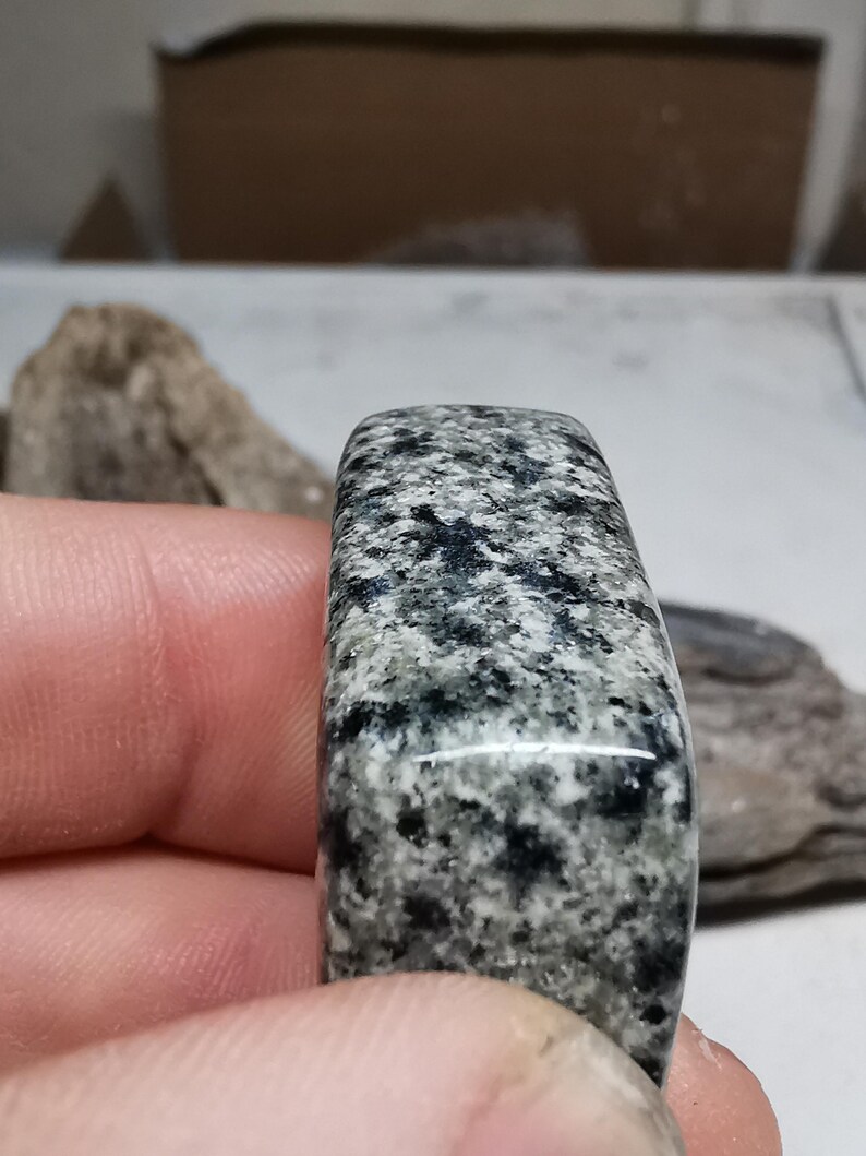 Ailsa Craig Microgranite "pebble" Pocket Stone - Etsy