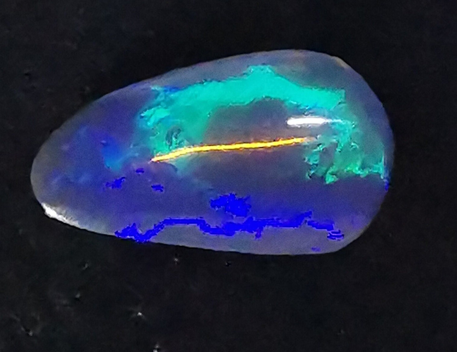 Australian Lightning Ridge Dark Crystal Opal 1.55ct - Etsy