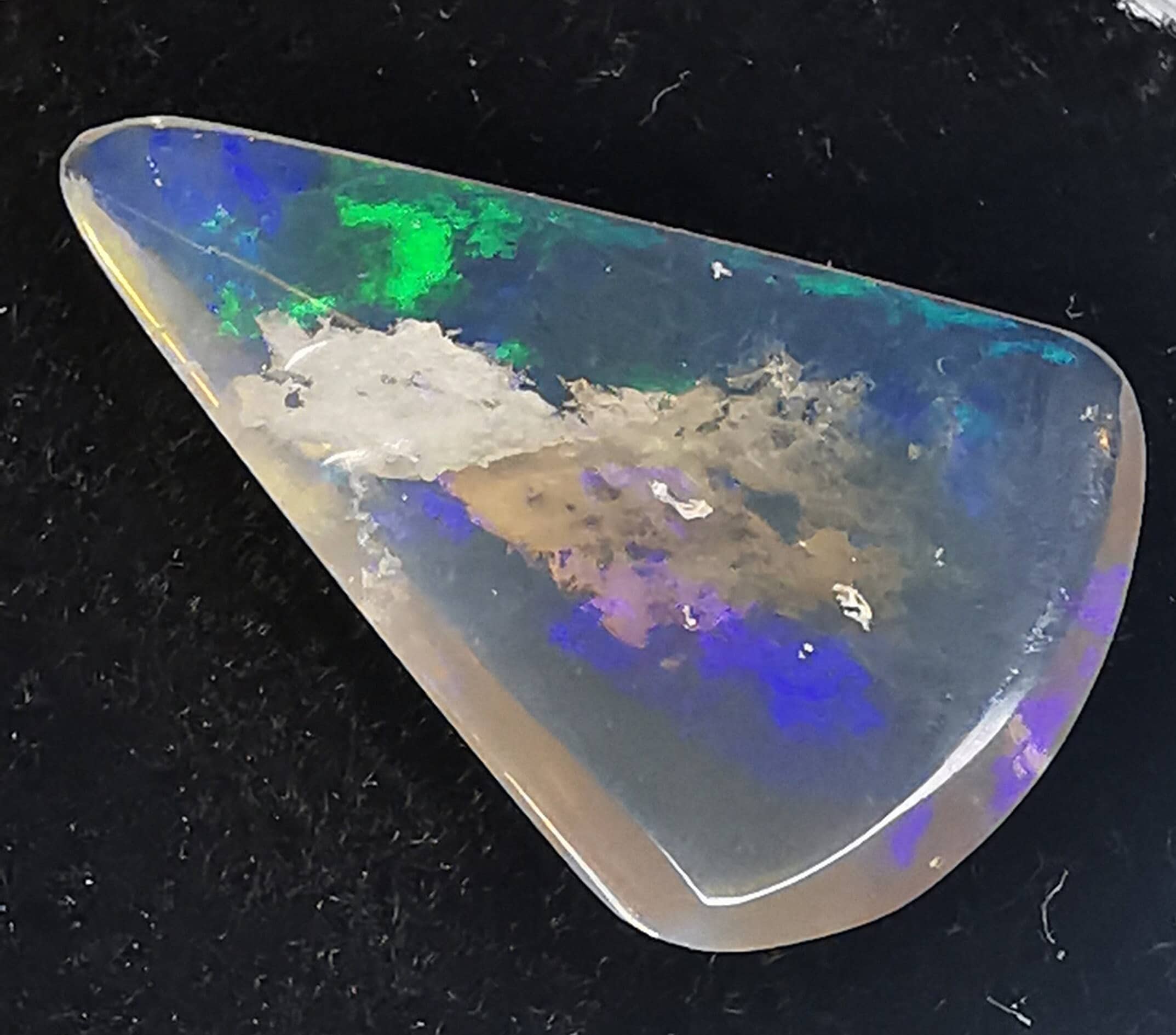 Double Sided Australian Lightning Ridge Crystal Opal 2.45ct - Etsy