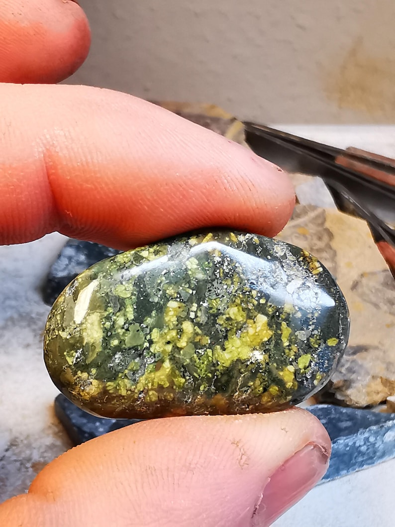 Scottish Part Polished Porphyry Pebble - Etsy