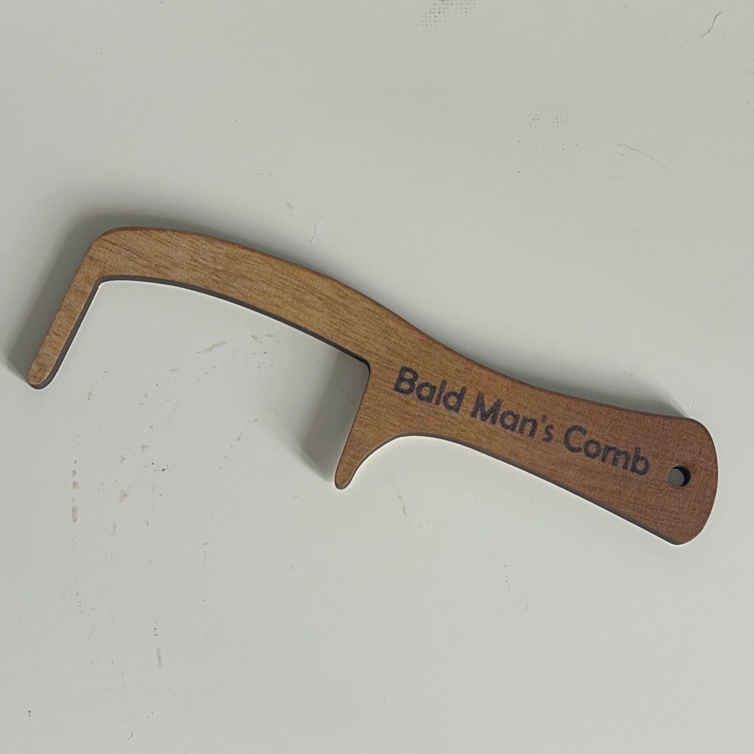 Funny Bald Man's Comb Hilarious Gag Gift for Bald Men Novelty Grooming ...