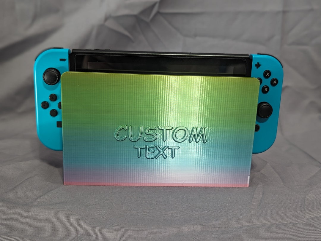 Personalized Nintendo Switch Dock for Gamers Custom Docking Station ...