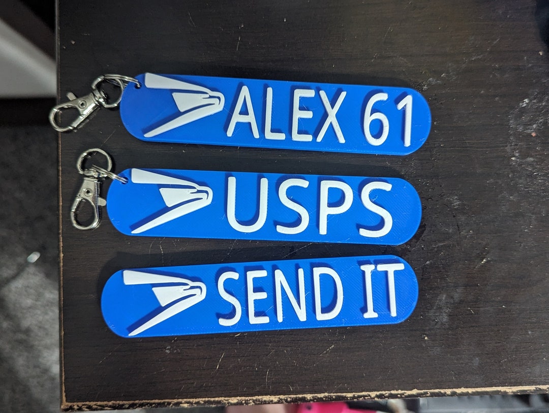 Custom Postal Keychain/magnets - Etsy