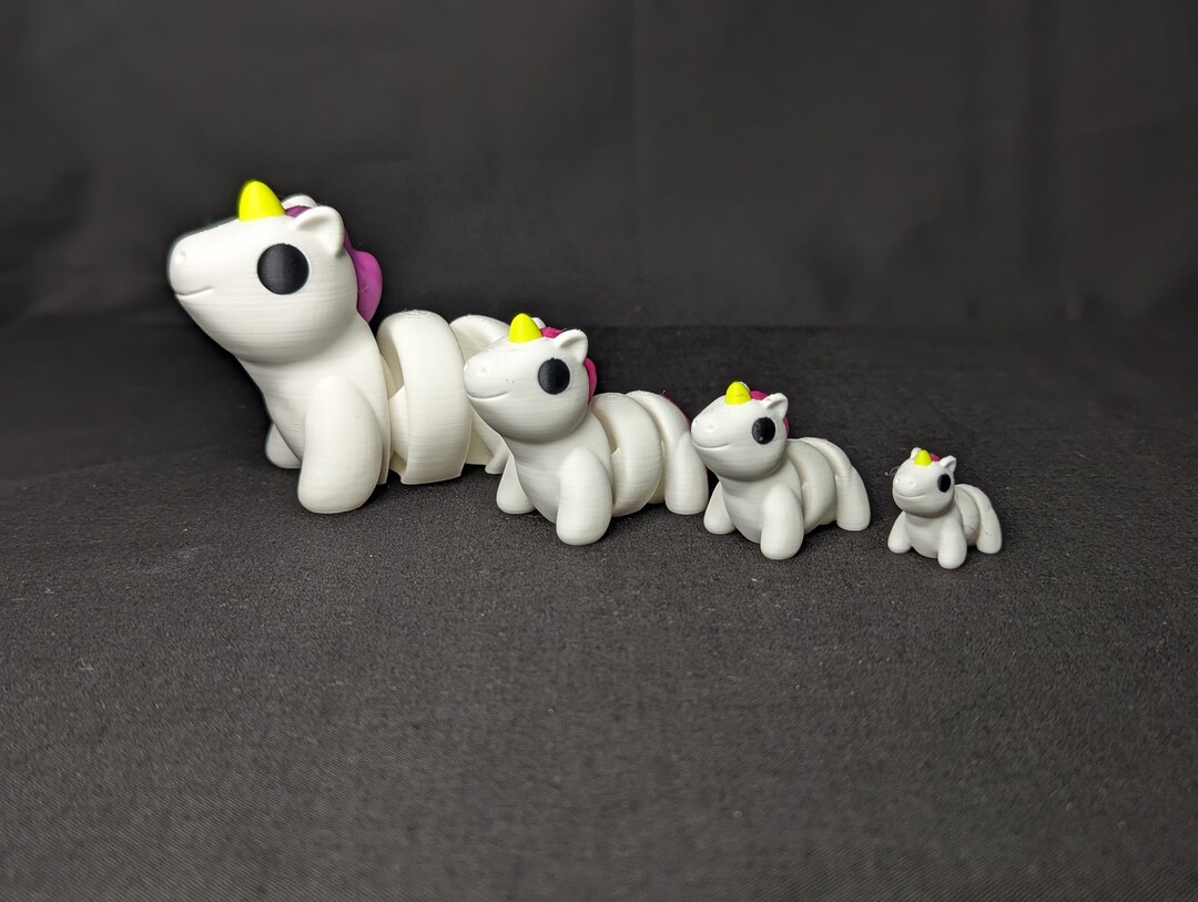 Compact and Bendable Therapeutic Widget Toy | 3D Printed Baby Animal ...