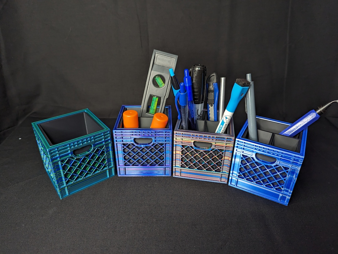 Mini Storage Tubs | Stackable Desk Organizer, Craft Supply Holder - Etsy