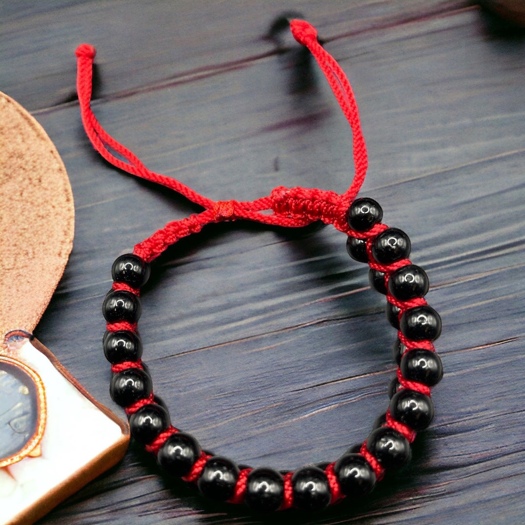 Handmade African Bracelet for Men Beaded Tribal Jewelry Adjustable ...