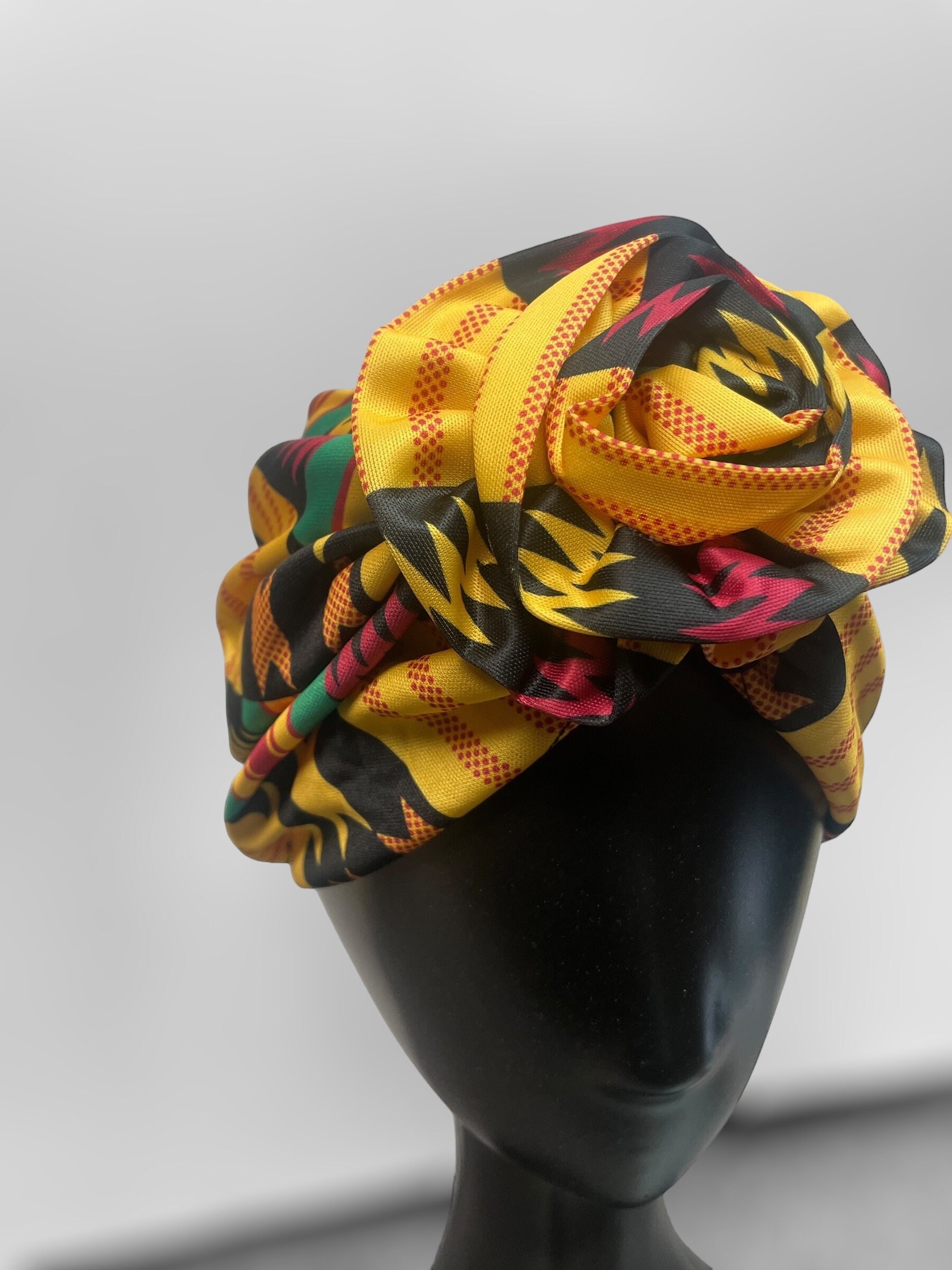 African Print Head Wrap, Ankara Head Scarves, Cultural Head Wraps ...