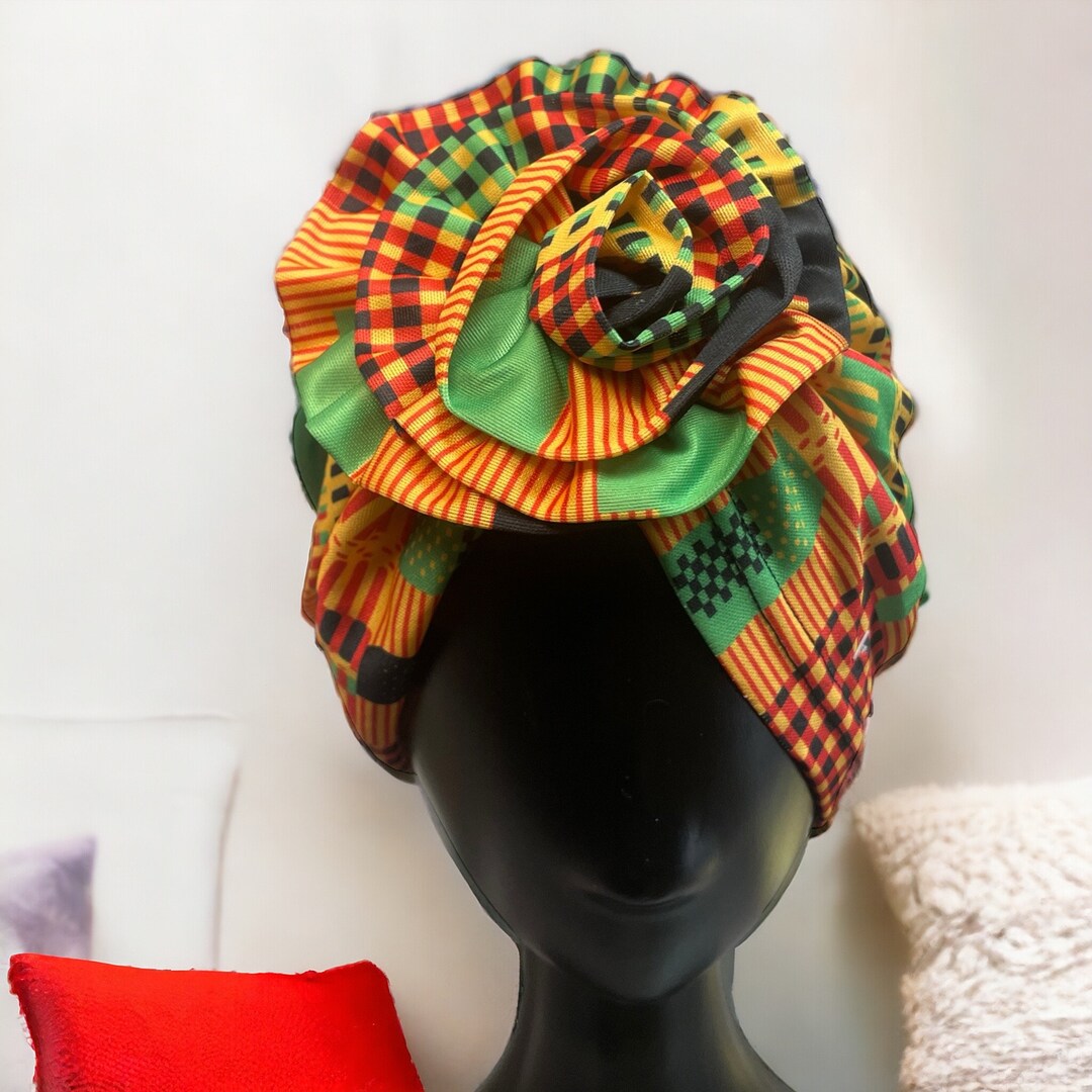 African Print Head Wrap, Ankara Head Scarves, Cultural Head Wraps ...