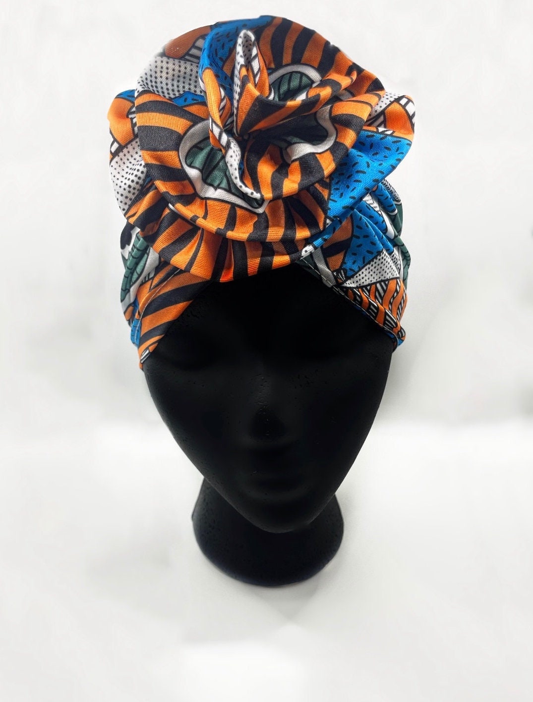 African Print Head Wrap, Ankara Head Scarves, Cultural Head Wraps ...