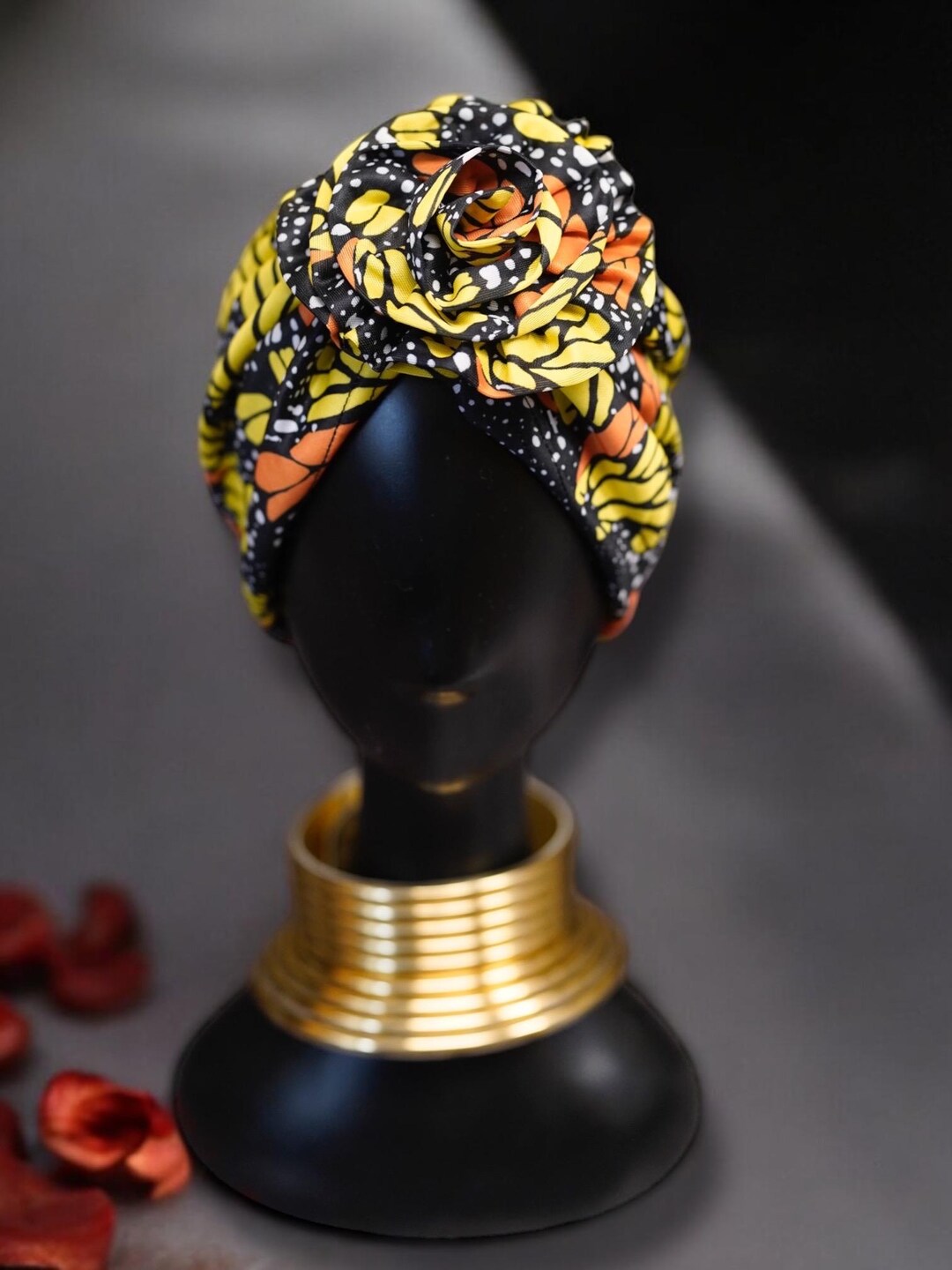 African Headwrap Turban - Kente Ankara Prints for Women - Natural Hair ...