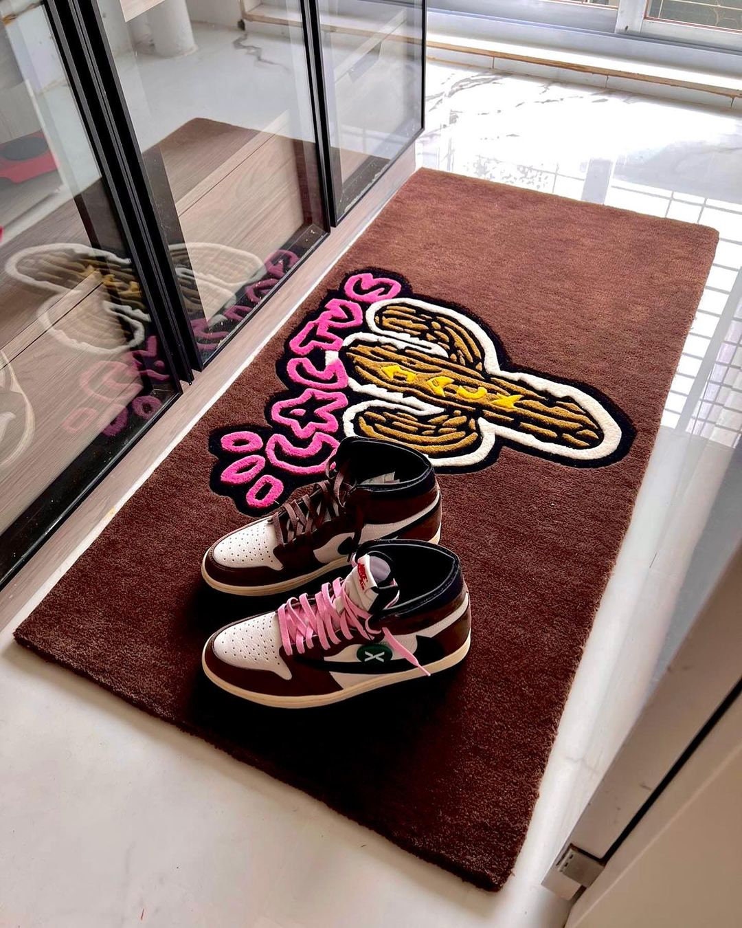 Cactus Jack Rug / Travis Scott Rug / Doormat / Handmade Rug - Etsy