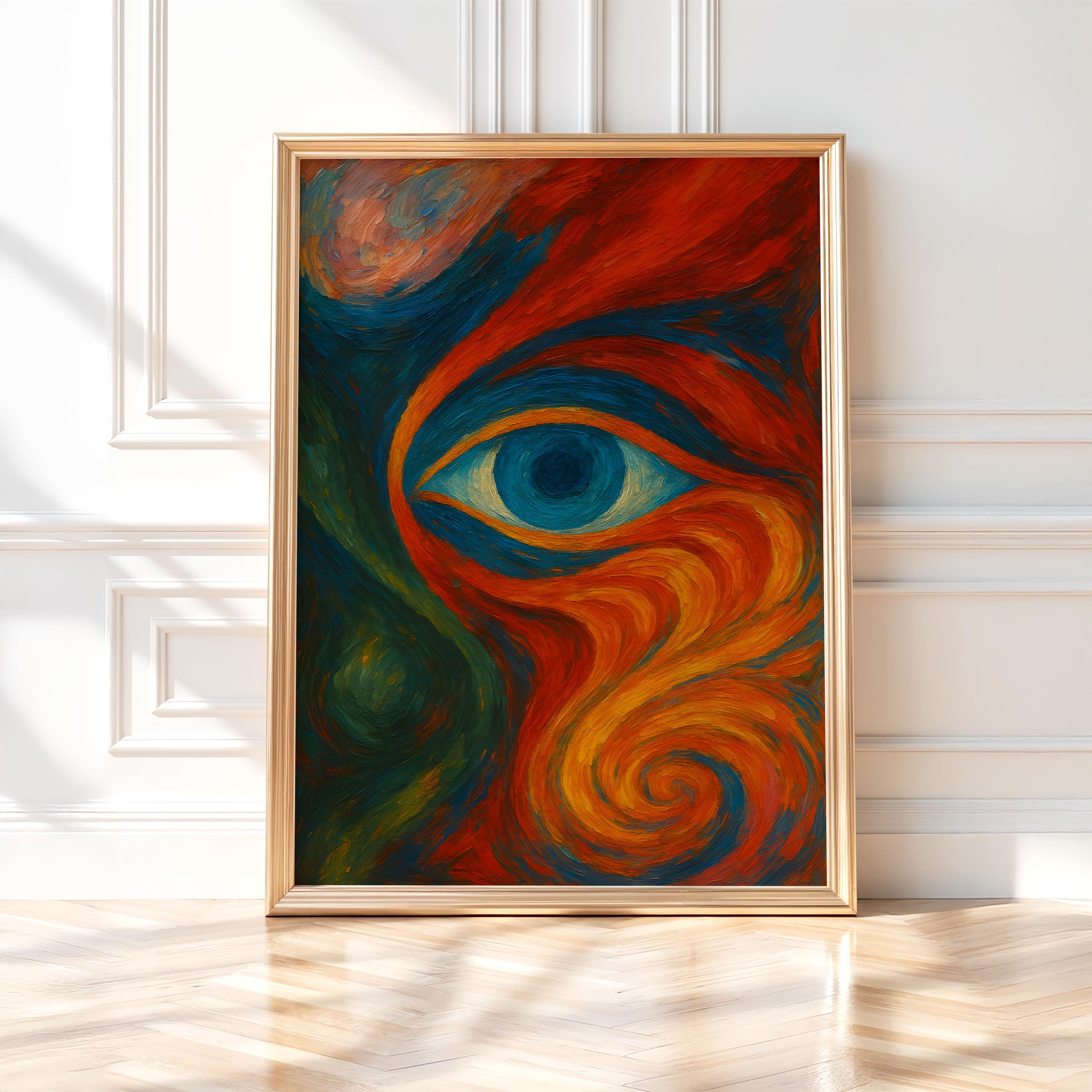 Surreal Eye Abstract Art Print, Modern Home Decor (digital Download) - Etsy