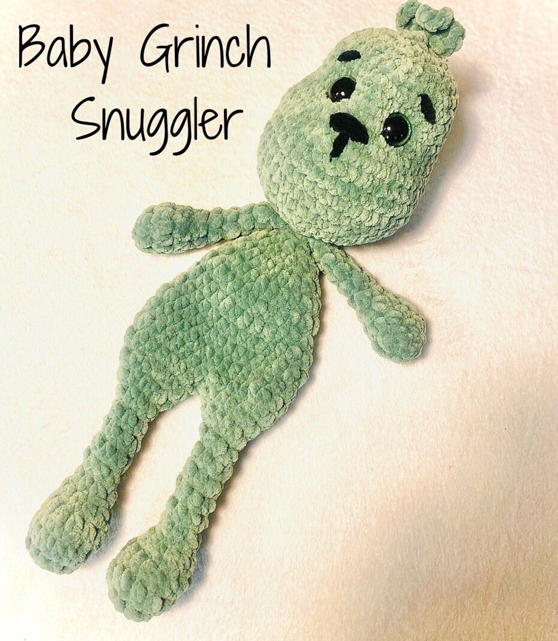 Baby Grinch Snuggler Crochet Pattern - Etsy