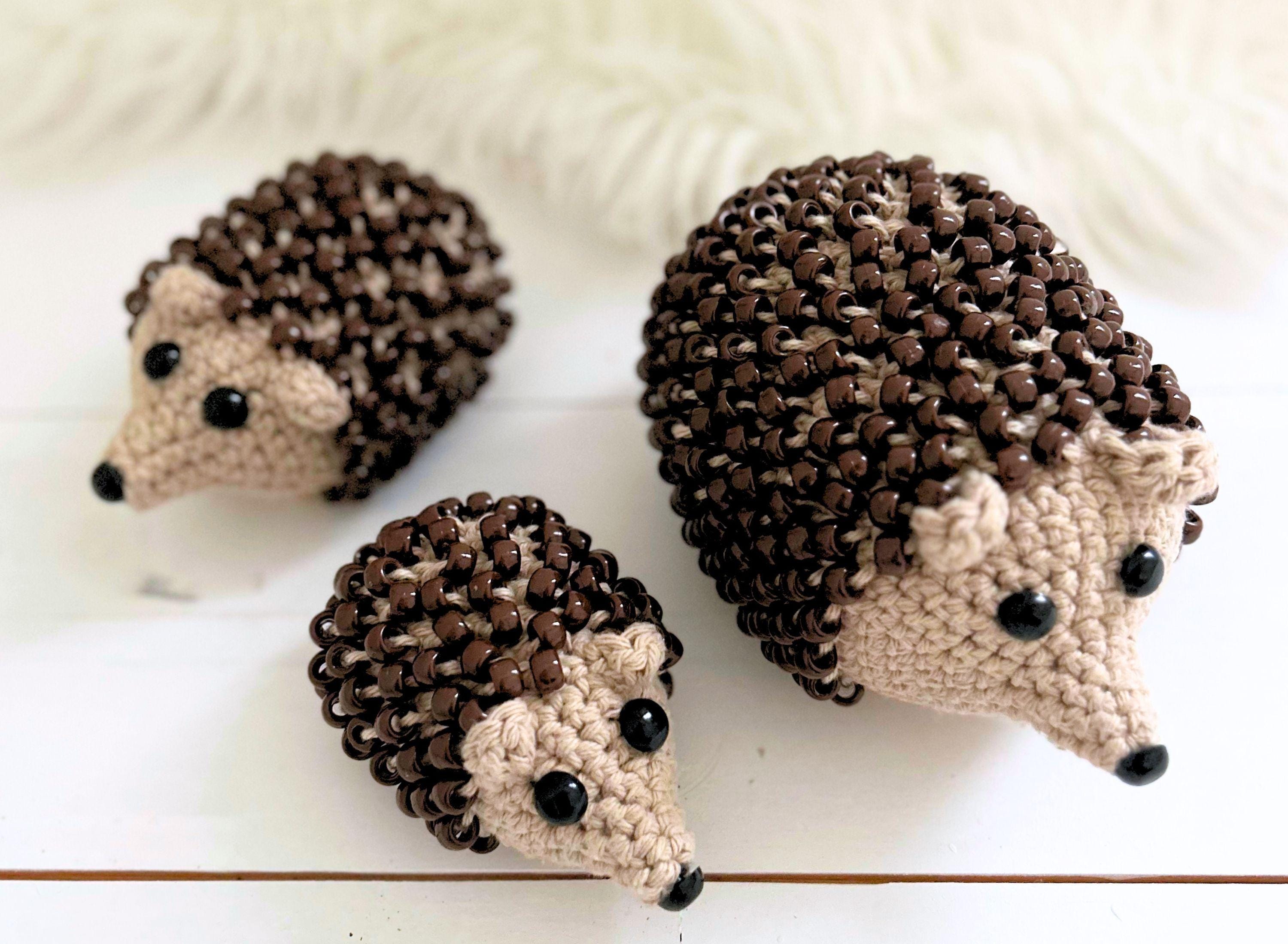 Fidget Crochet Pattern Hedgehog Beaded Easy Crochet Pattern Beaded ...