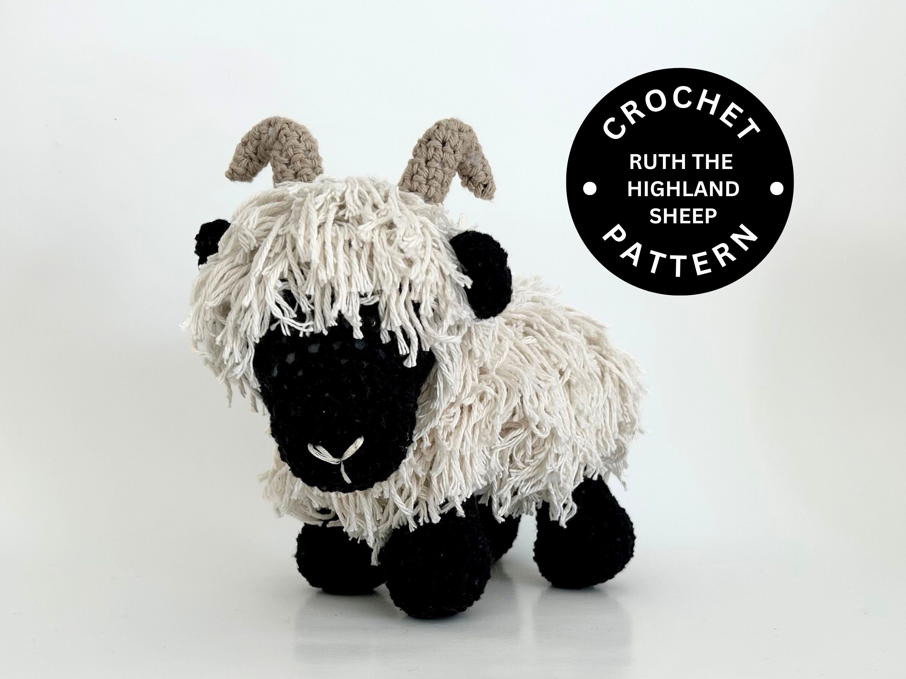 Highland Sheep Crochet Pattern | Amigurumi Sheep Pattern | Highland ...