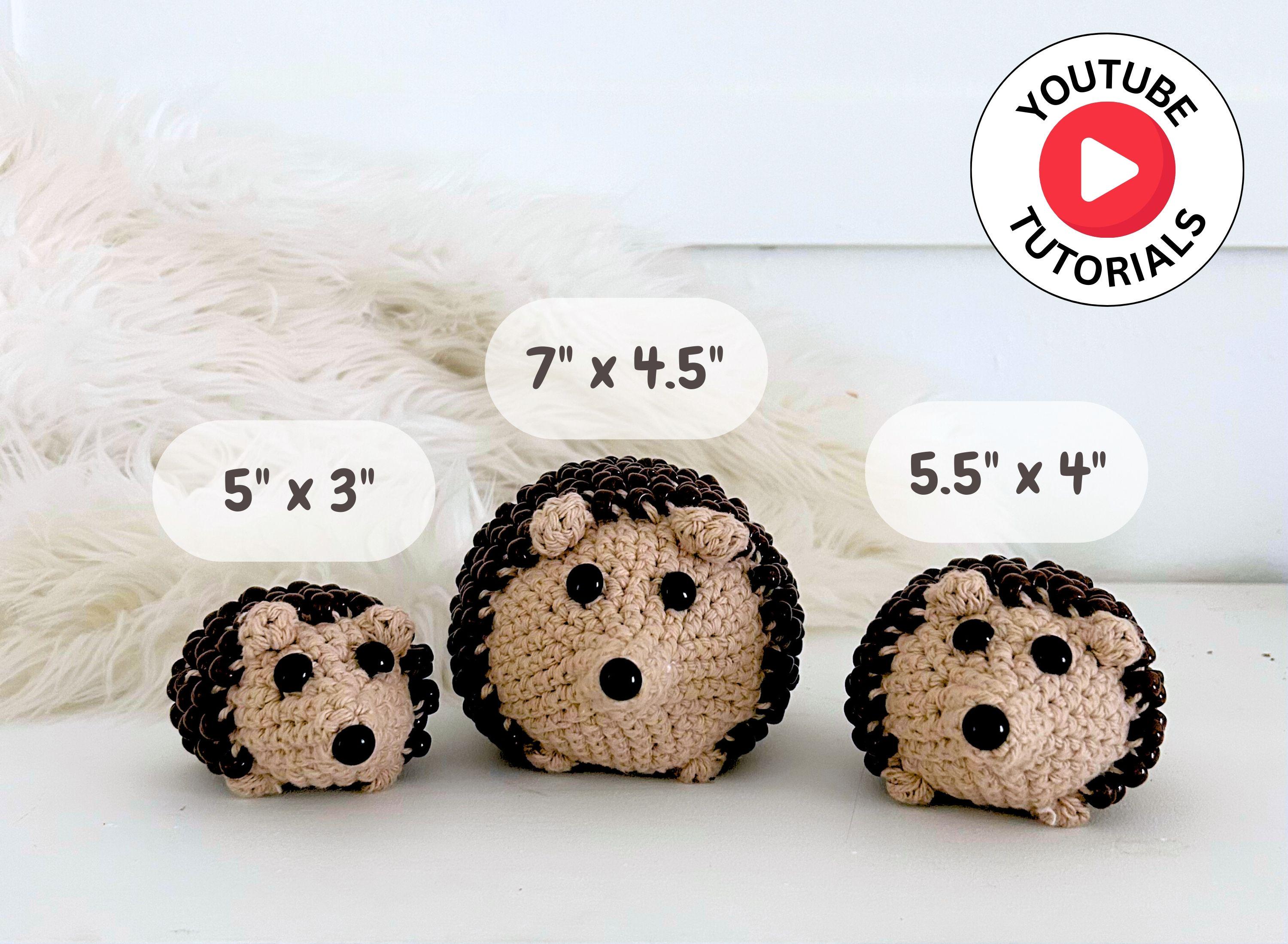 Fidget Crochet Pattern Hedgehog Beaded Easy Crochet Pattern Beaded ...