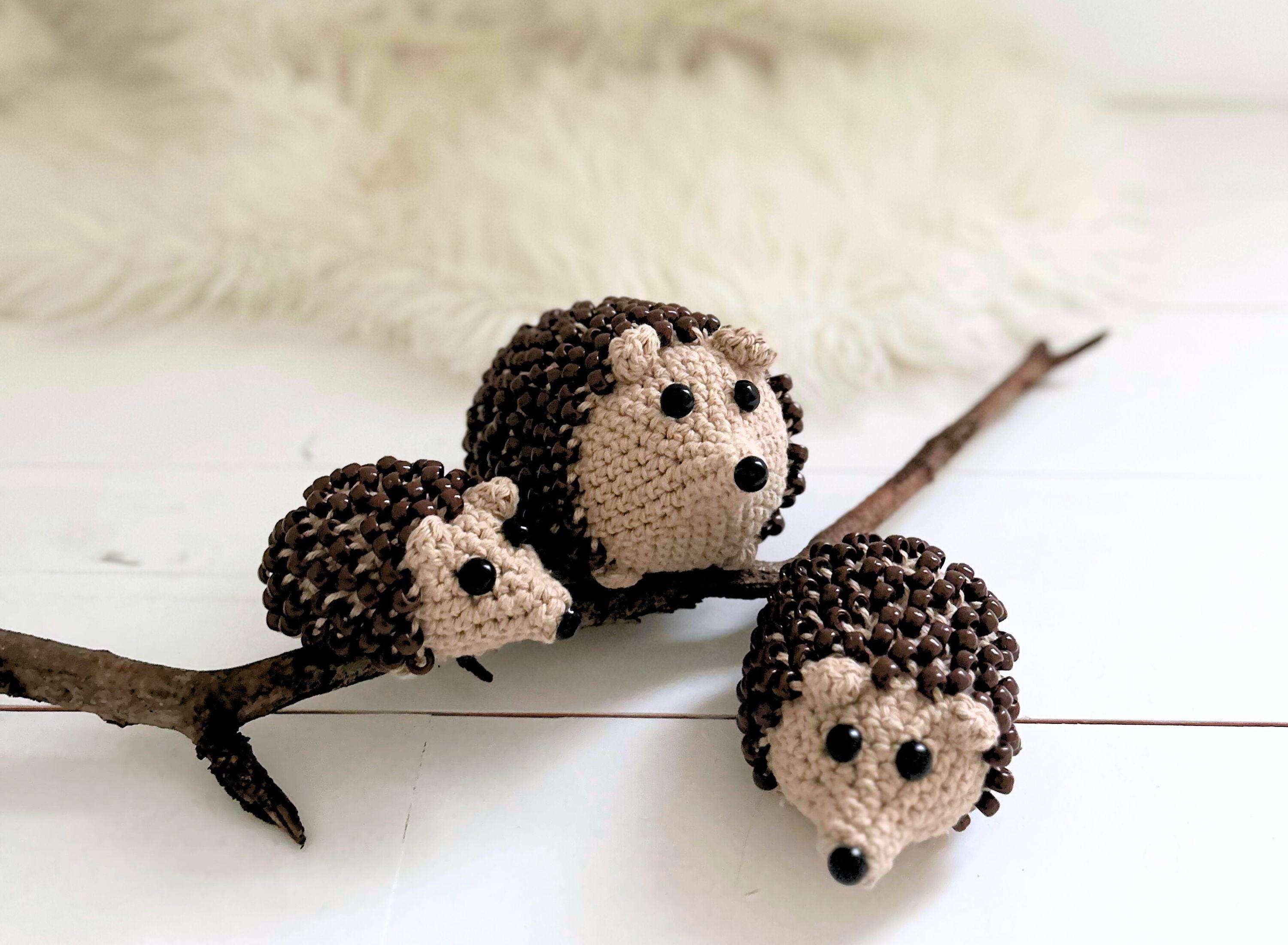 Fidget Crochet Pattern Hedgehog Beaded Easy Crochet Pattern Beaded ...