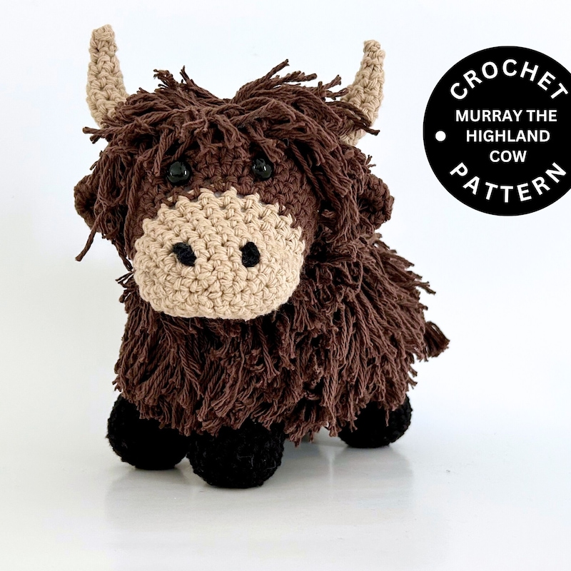 Highland Cow Crochet Pattern - Etsy