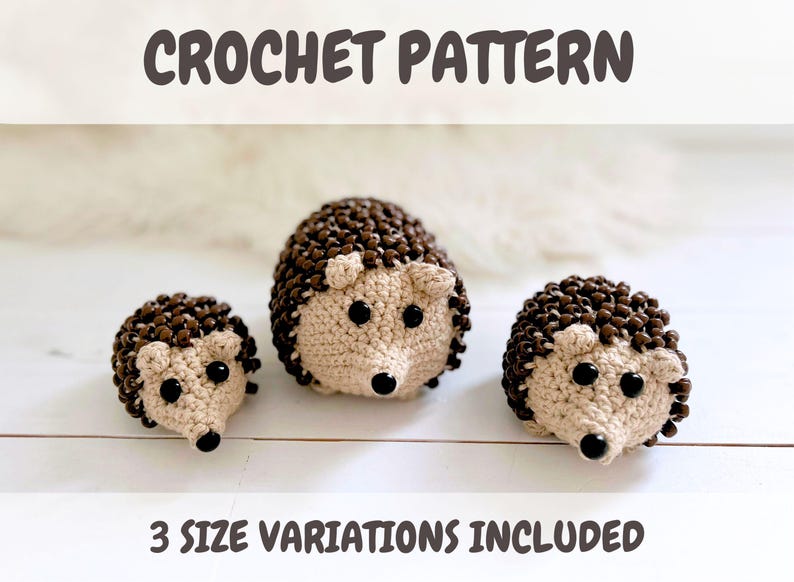 Fidget Crochet Pattern Hedgehog Beaded Easy Crochet Pattern Beaded ...