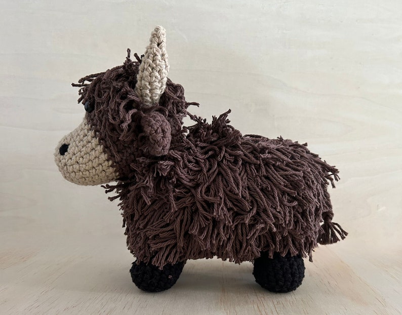 Highland Cow Crochet Pattern | Highland Cow Amigurumi | Amigurumi ...