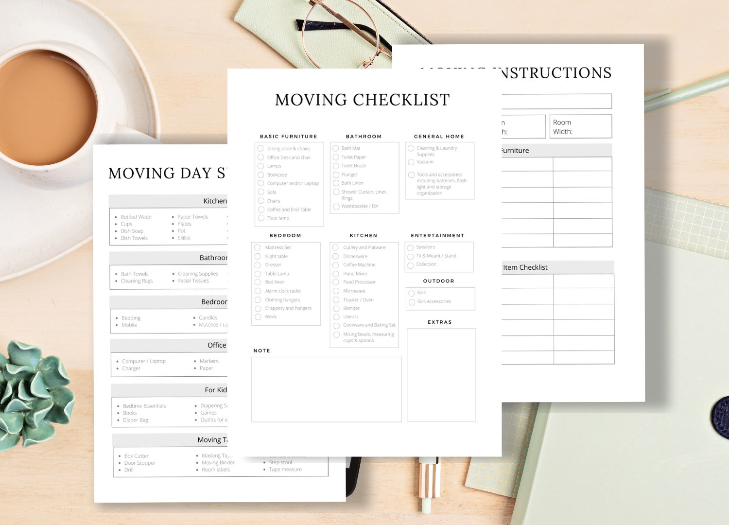 Relocation Planner, Printable Moving Planner, Moving Organizer, Moving ...