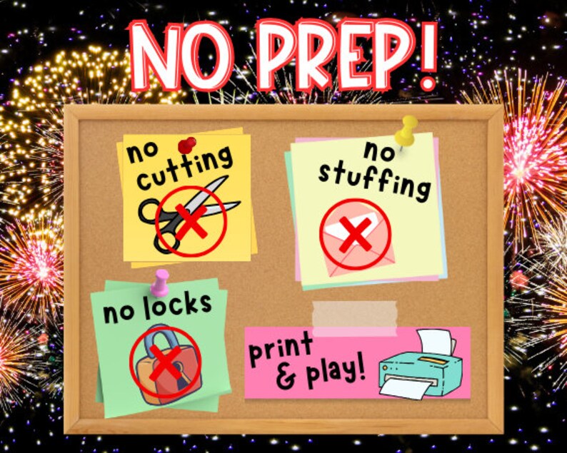 4th of July Printable Escape Room Puzzle Kit for Kids 8-12 ...