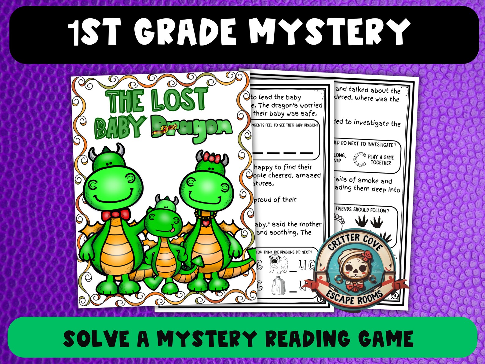 1st Grade Reading Passages With Comprehension Questions | Solve a ...