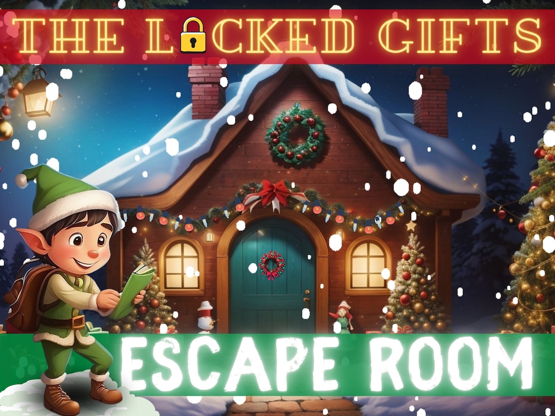 Christmas Escape Room: Printable Escape Room for Kids 7-10 Family ...