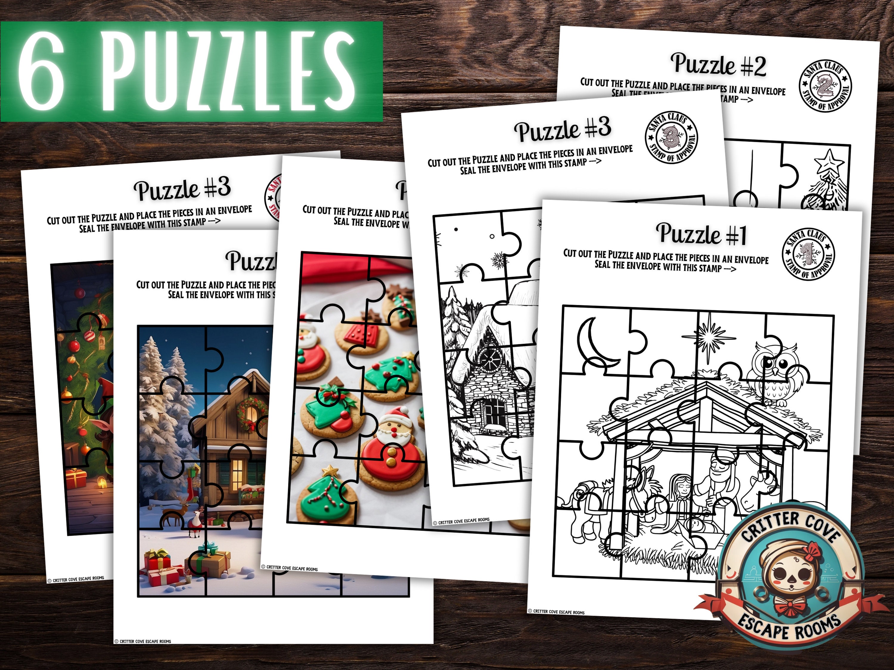 Christmas Escape Room: Printable Escape Room for Kids 7-10 | Family ...