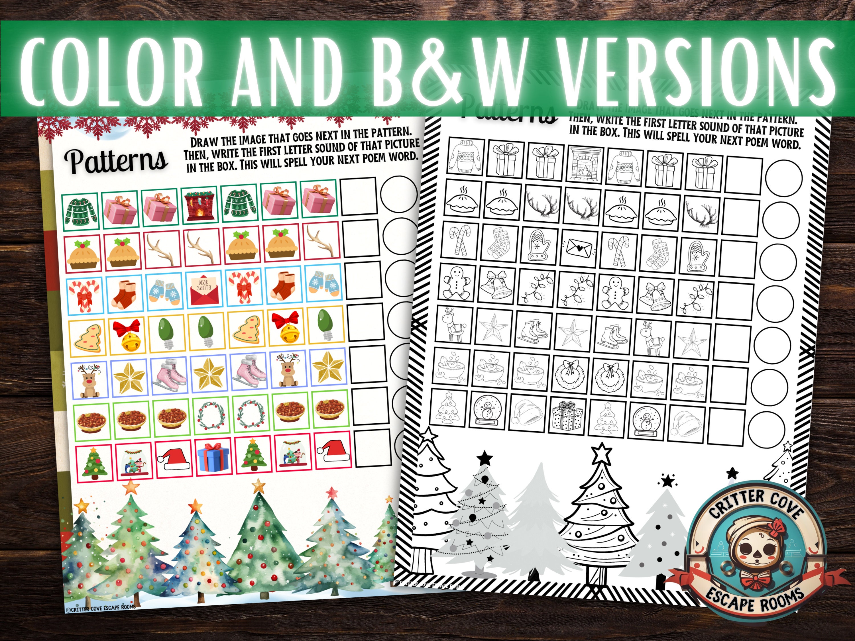 Christmas Escape Room: Printable Escape Room for Kids 7-10 | Family ...