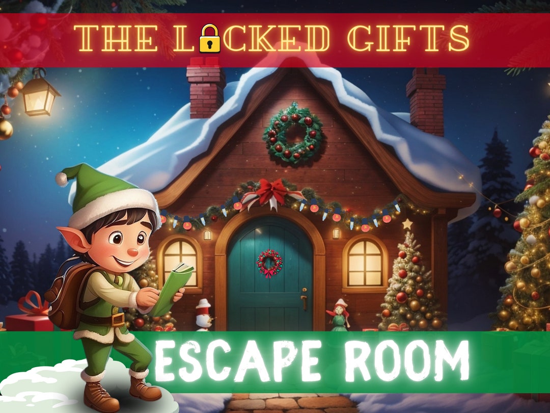 Christmas Escape Room: Printable Escape Room for Kids 7-10 | Family ...
