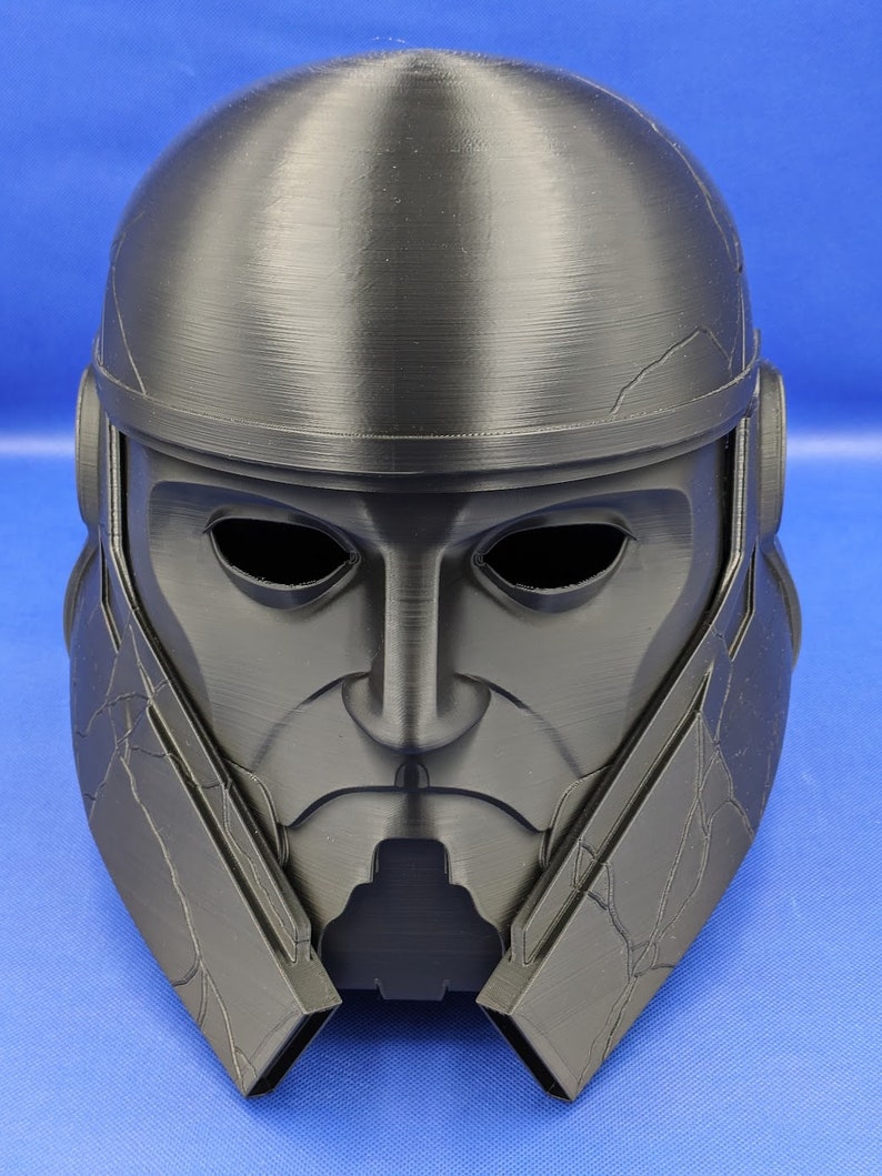 Captain Enoch - 3d Printed Helmet With Resin Details - Etsy