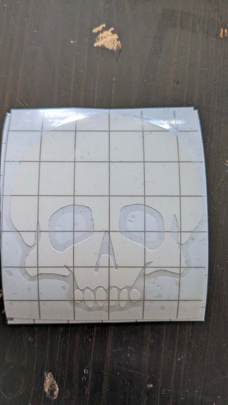 The Bad Batch - Skull - Vinyl Sticker - Clone Force 99 - White & Red - Etsy