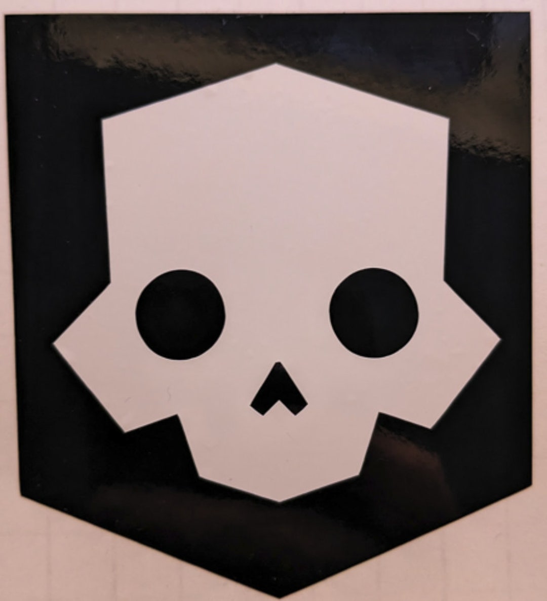 Helldivers Skull Vinyl Sticker for Democracy Managed Democracy Black ...