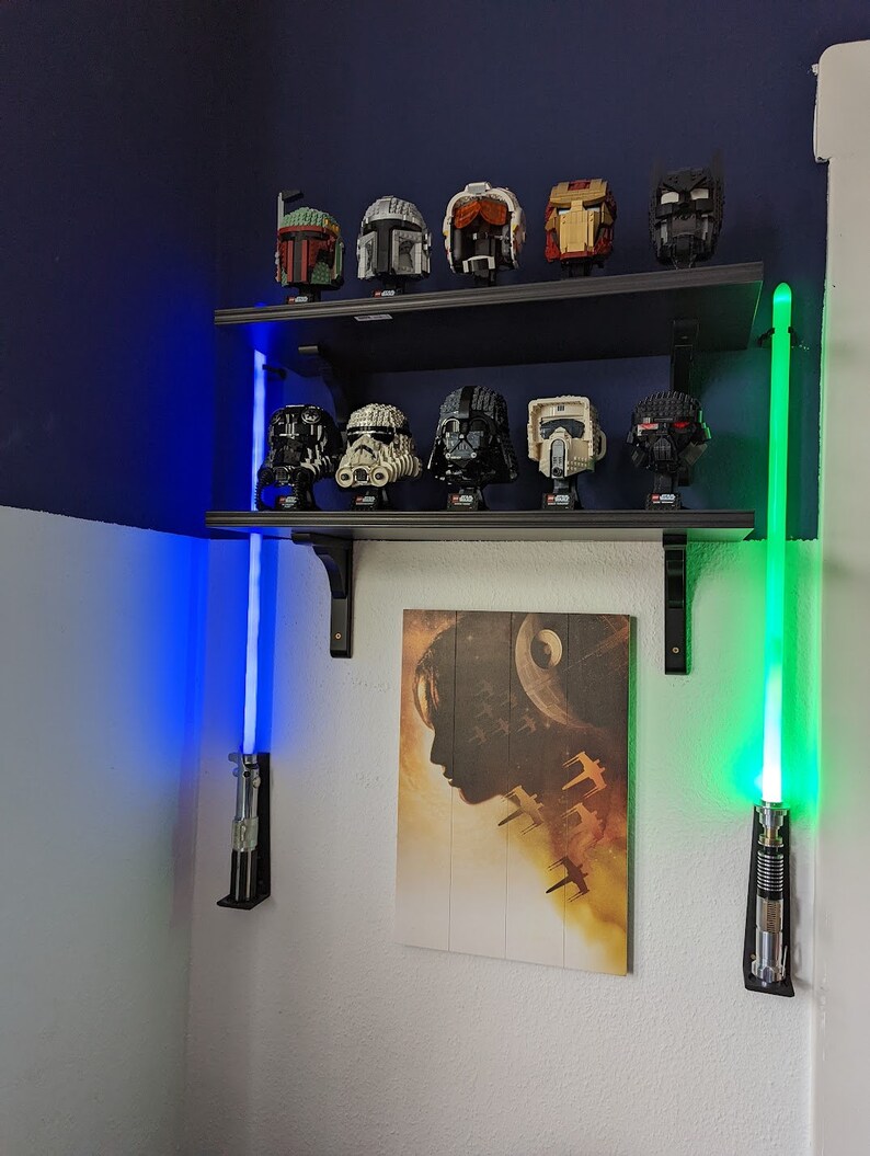 Rebel Lightsaber Wall Mount - 3d Printed - Etsy