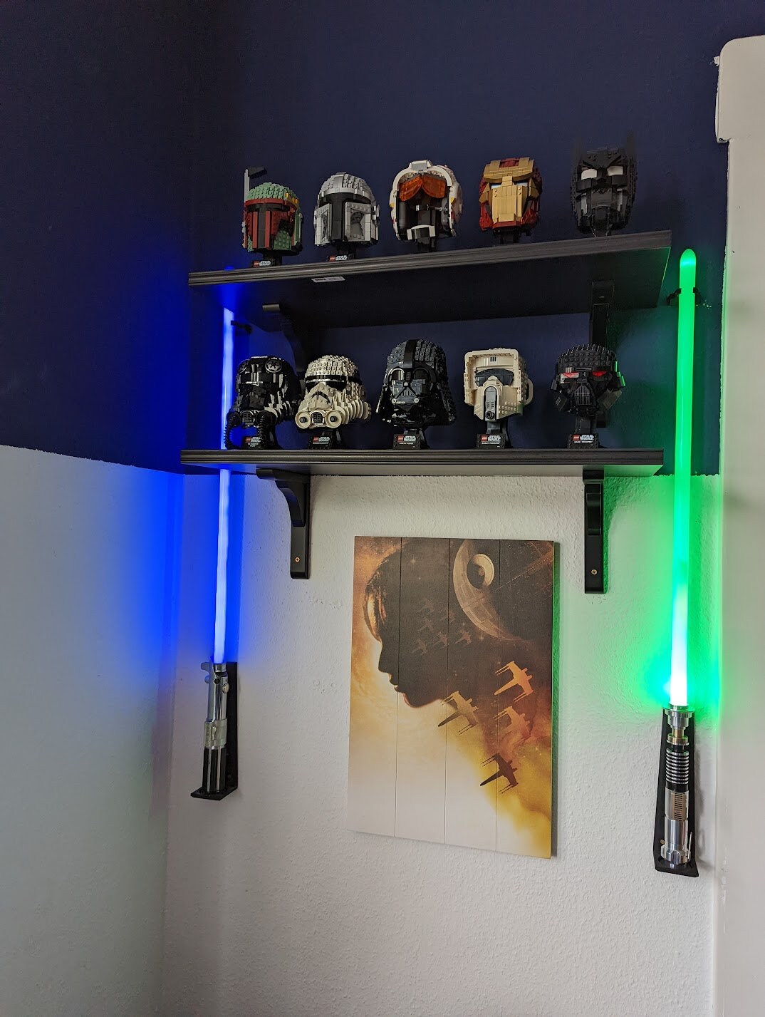 Rebel Lightsaber Wall Mount - 3d Printed - Etsy