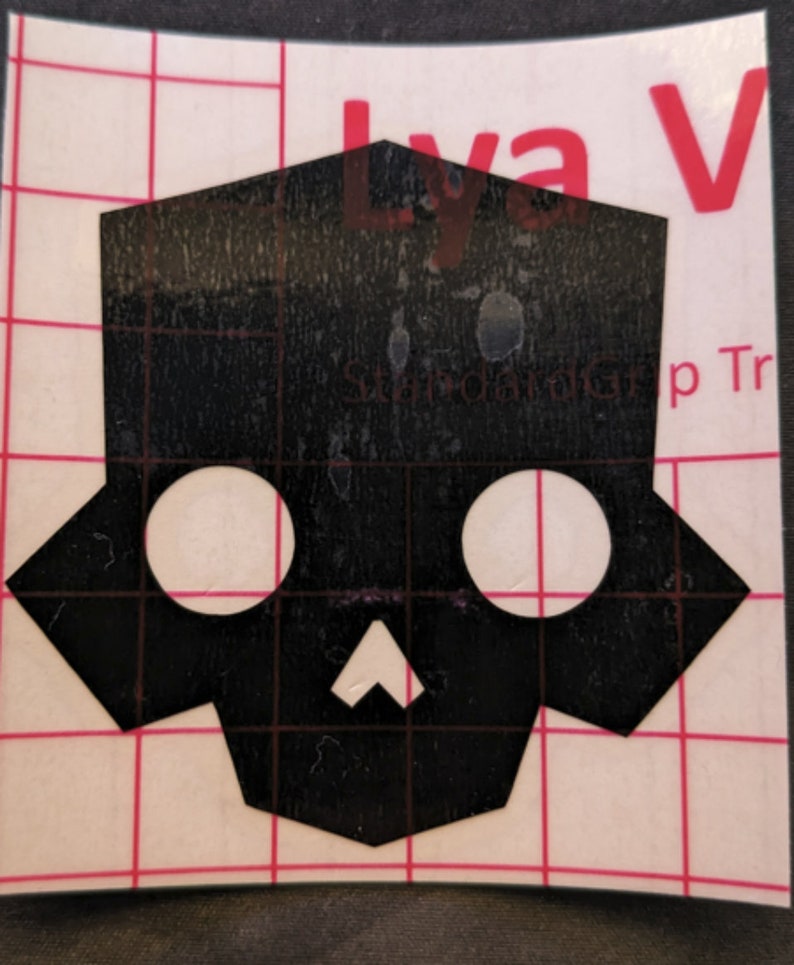 Helldivers Skull Vinyl Sticker for Democracy Managed Democracy Black ...
