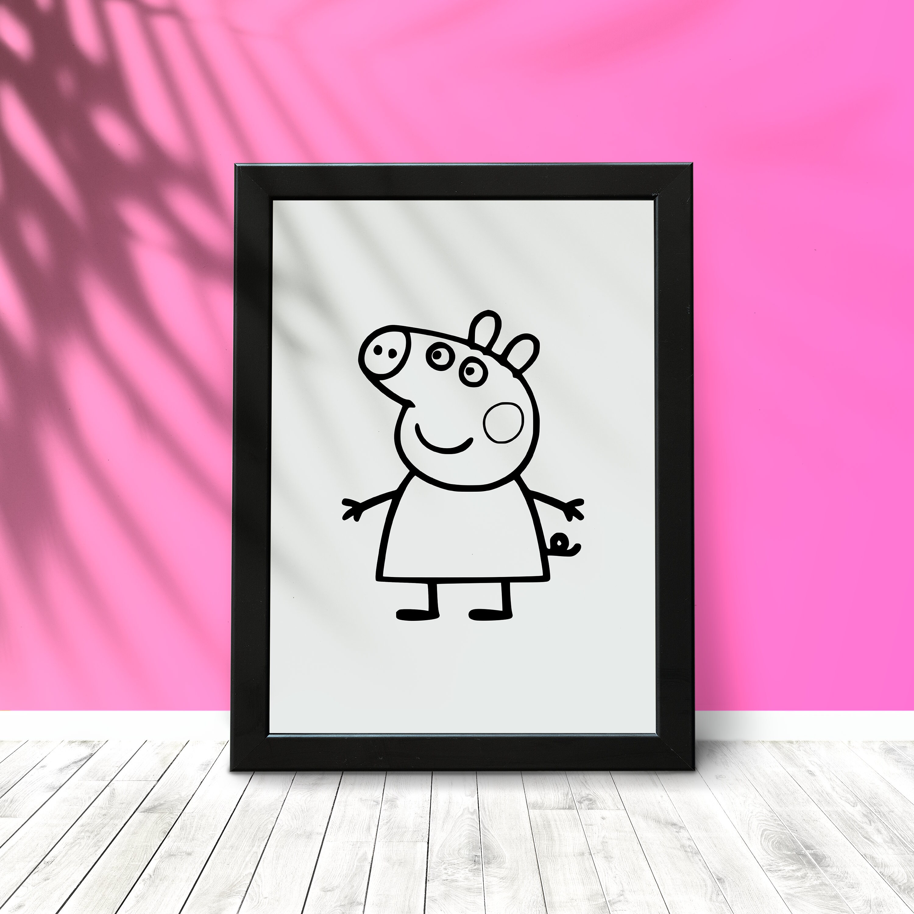 Peppa Pig Design Instant Download Svg, Eps, Dxf, Png, Pdf, Jpg Digital ...